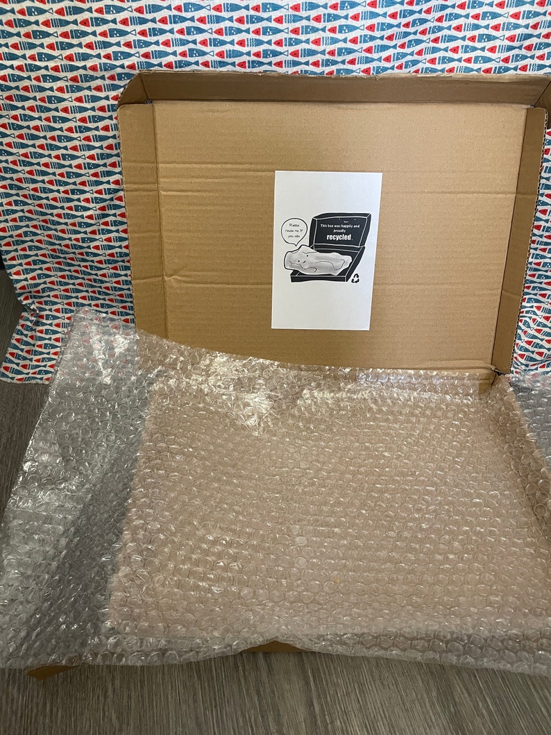 Printable Packaging Label for Reused Box Sticker. Cute Recycle Sticker ...