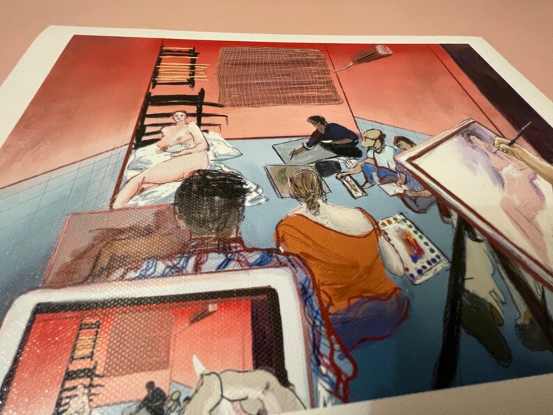 A4 Inkjet Print Art Class. Life Drawing Figure Sketch Lesson Fine Art ...