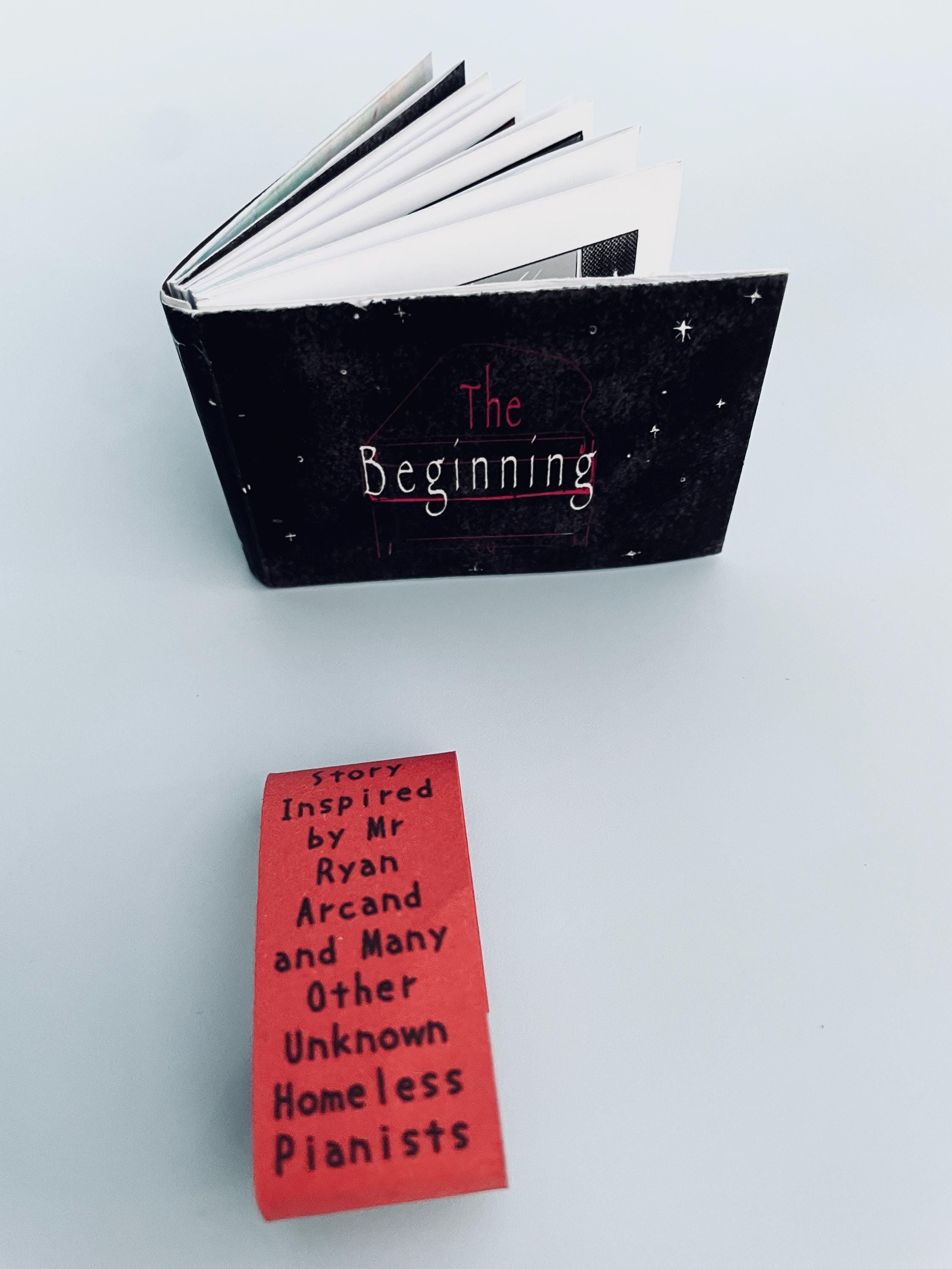 A7 Handmade Mini Concertina Comic Zine Artist Book. the Beginning ...
