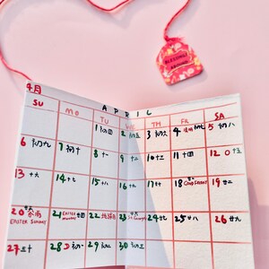 Artist Book Year of Snake 2025 Calendar Planner 包括农历/ 農曆 Mini Schedule ...