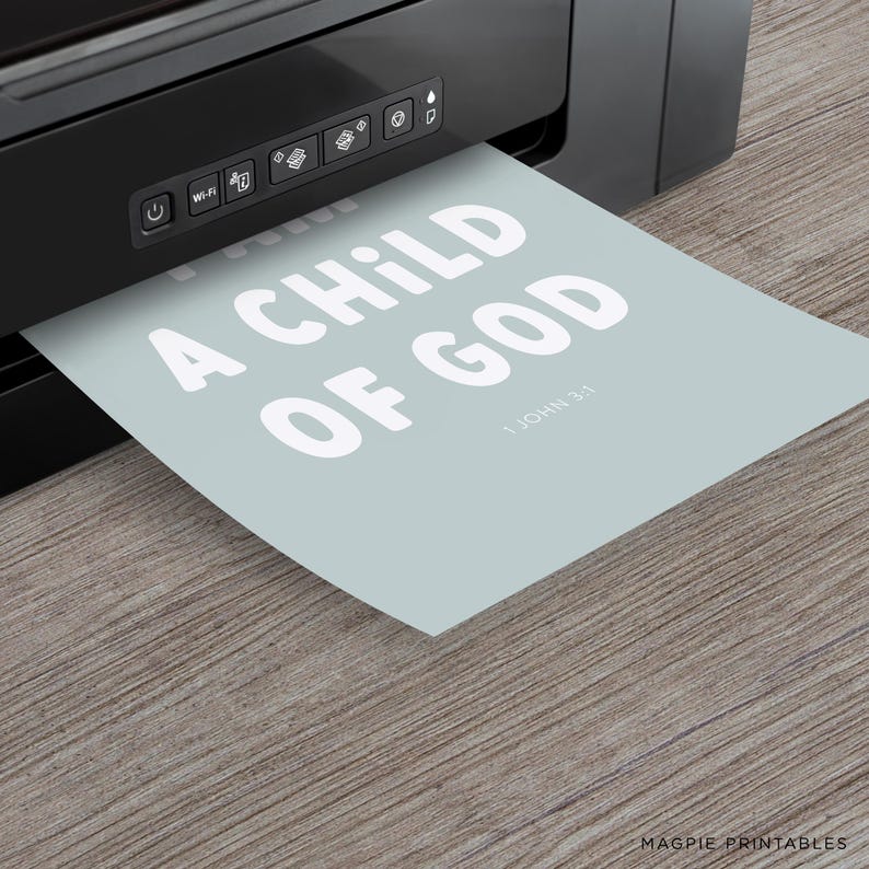I Am A Child of God Printable Art, Nursery Decor (digital Download) - Etsy