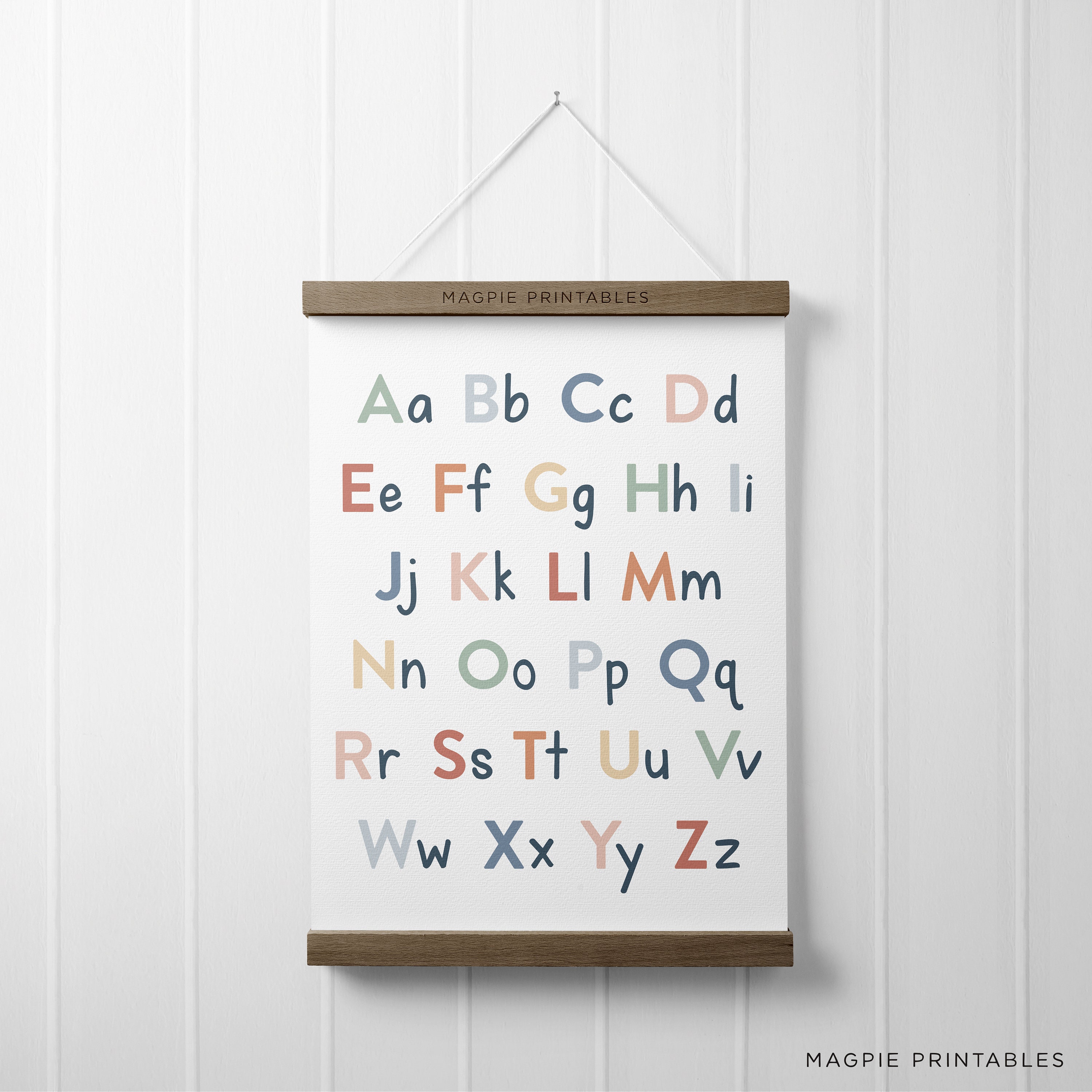 Educational Math & Alphabet Posters – Colorful Learning Print (digital ...