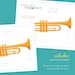 Trumpet Parts Learning Game, Music Activity (printable) - Etsy