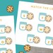 Milk and Cookies Alphabet Matching Game – Preschool Printable (digital ...