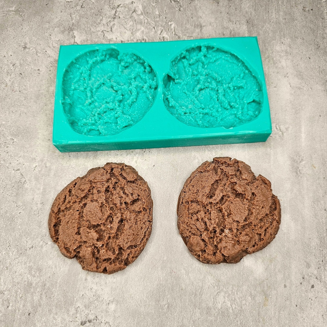 Molasses Cookies 2-cavity Silicone Mold for Wax Melt Making, Candle ...