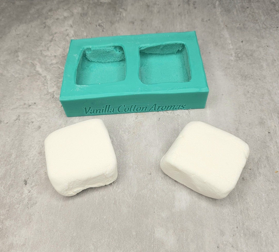 S'mores Size Marshmallows 1-cavity Silicone Mold for Wax Melt Making ...