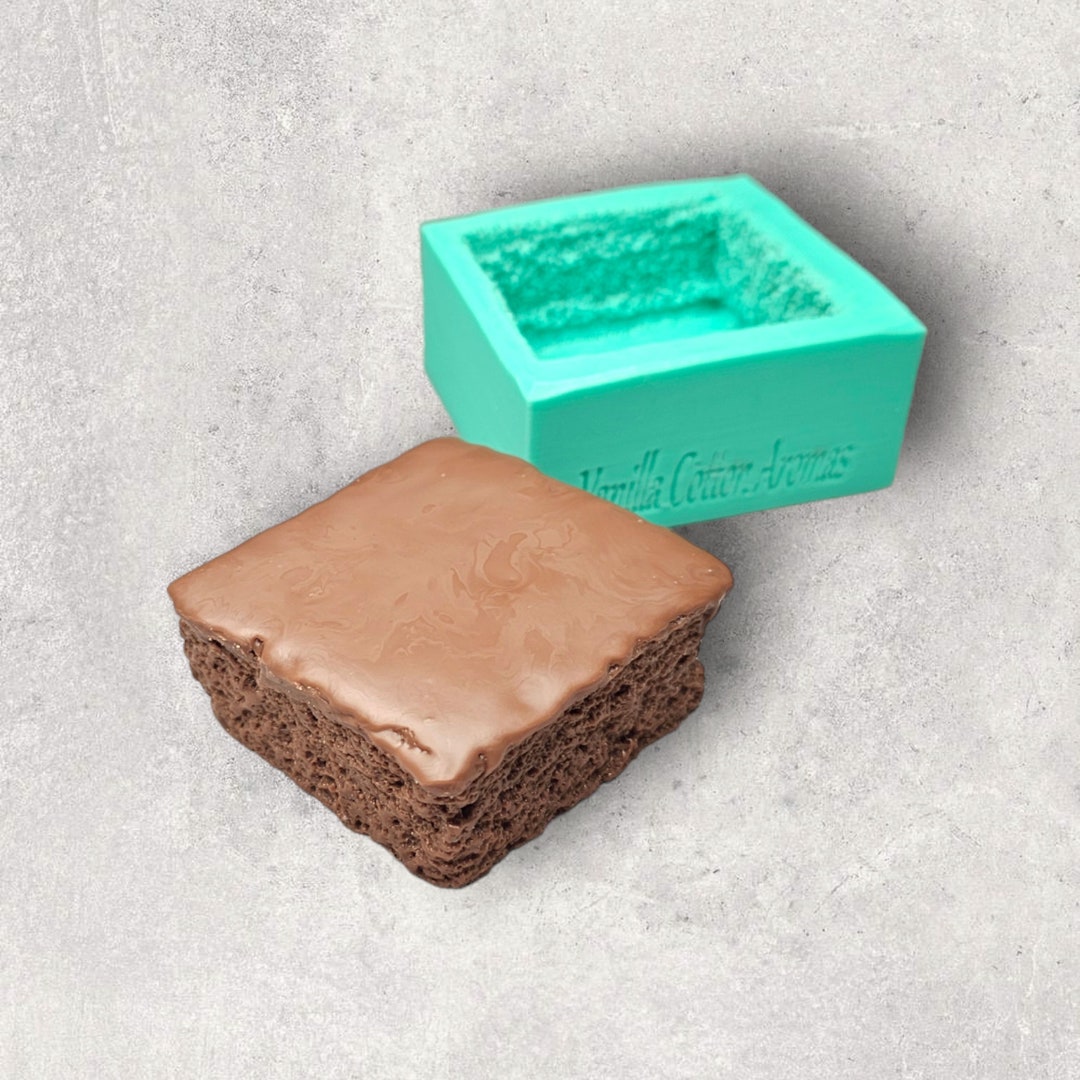 Sheet Cake Slice 1-cavity Silicone Mold for Wax Melt Making, Candle ...