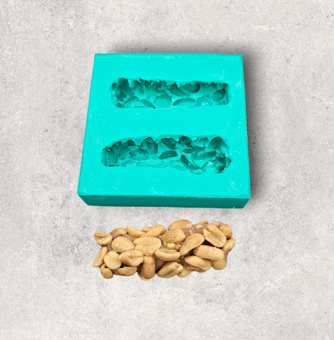 Peanut Caramel Rolls, Fun-size Payday Bars 2-cavity Silicone Mold for ...