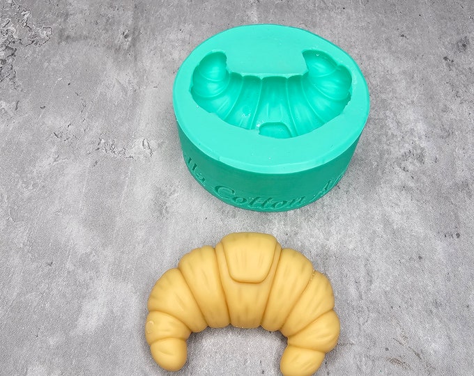 Croissant Silicone Mold,croissant Shaped Candle Mold,decorative Candles ...