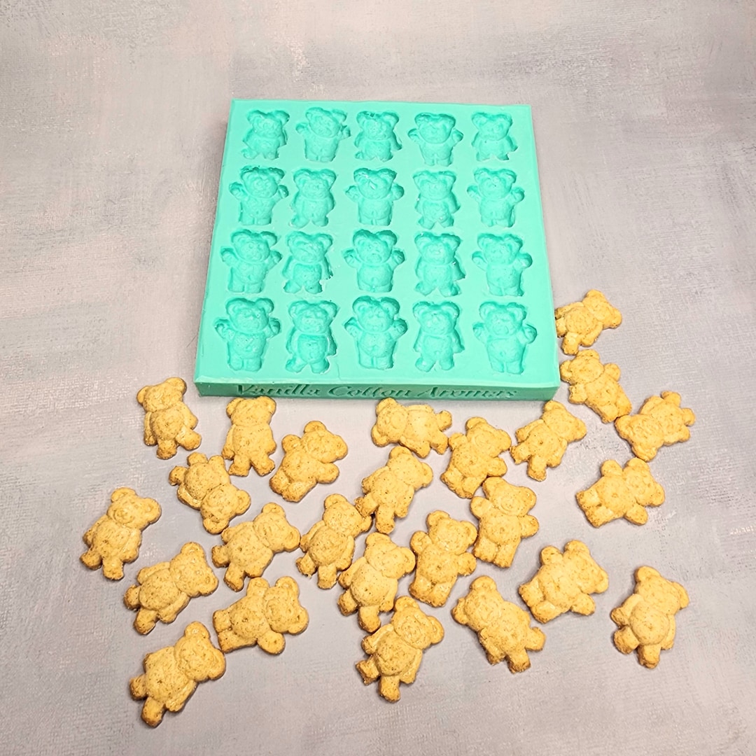 Bear Graham Crackers 20-cavity Silicone Mold for Wax Melt Making ...