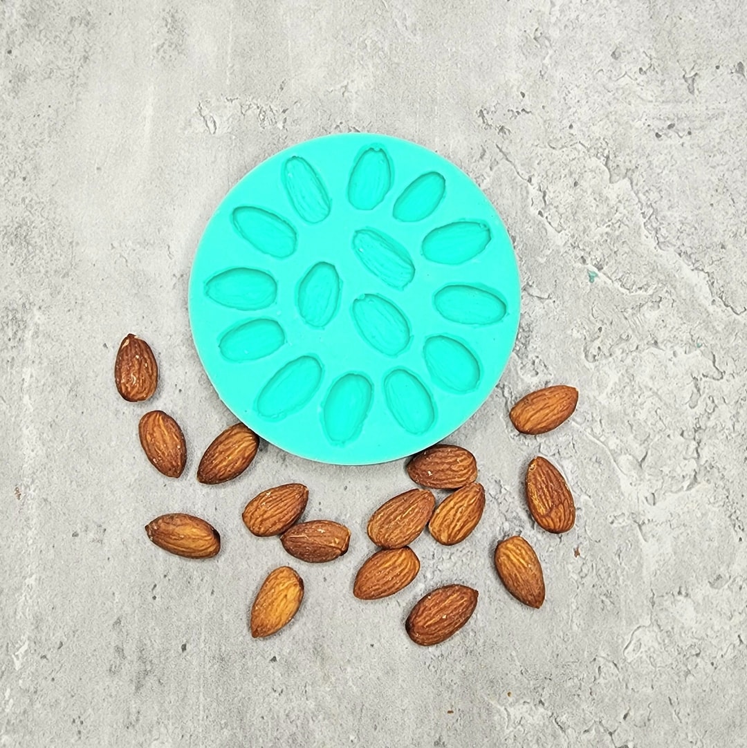 Almonds 15-cavity Silicone Mold for Wax Melt Making, Candle Embeds ...