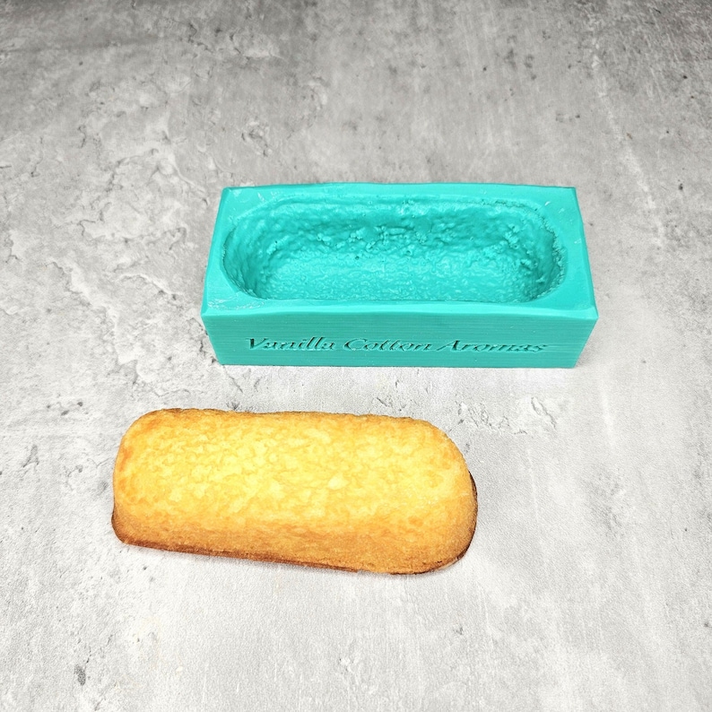 Sponge Snack Cake 1-cavity Silicone Mold for Wax Melt Making, Candle ...