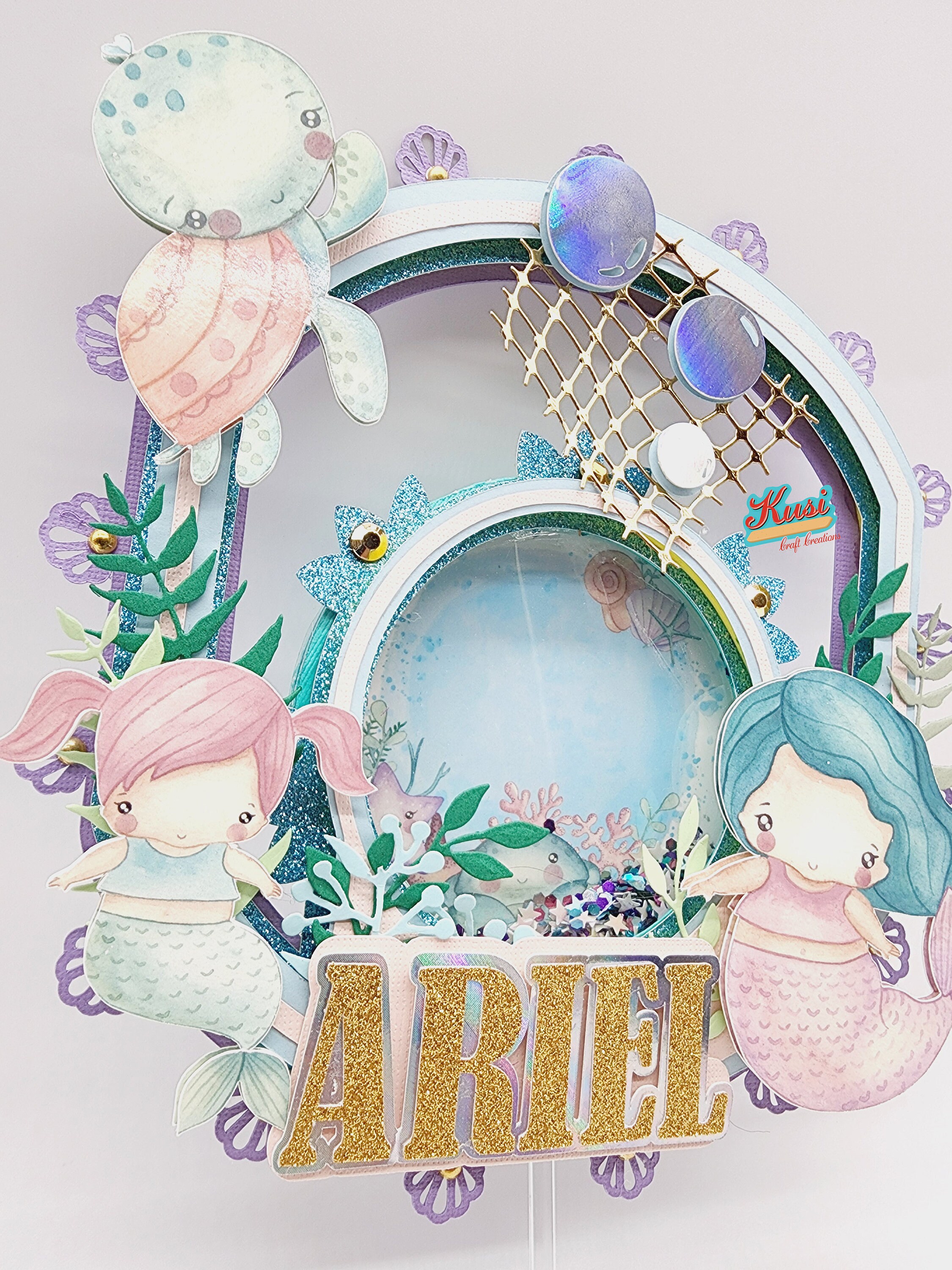 Under the Sea Cake Topper, Under the Sea Party Decorations, Little ...