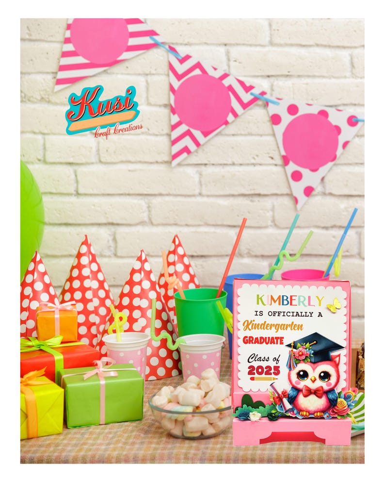 Stand Graduation 2025 Table Sign Personalized, Graduation Centerpiece ...