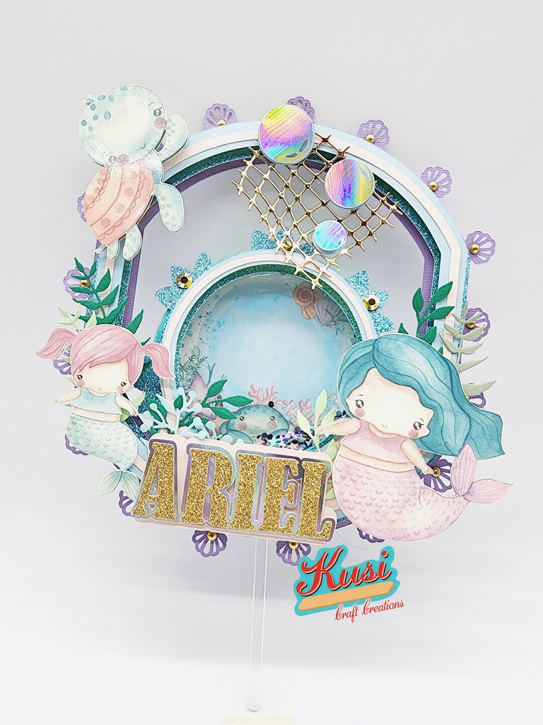 Under the Sea Cake Topper, Under the Sea Party Decorations, Little ...