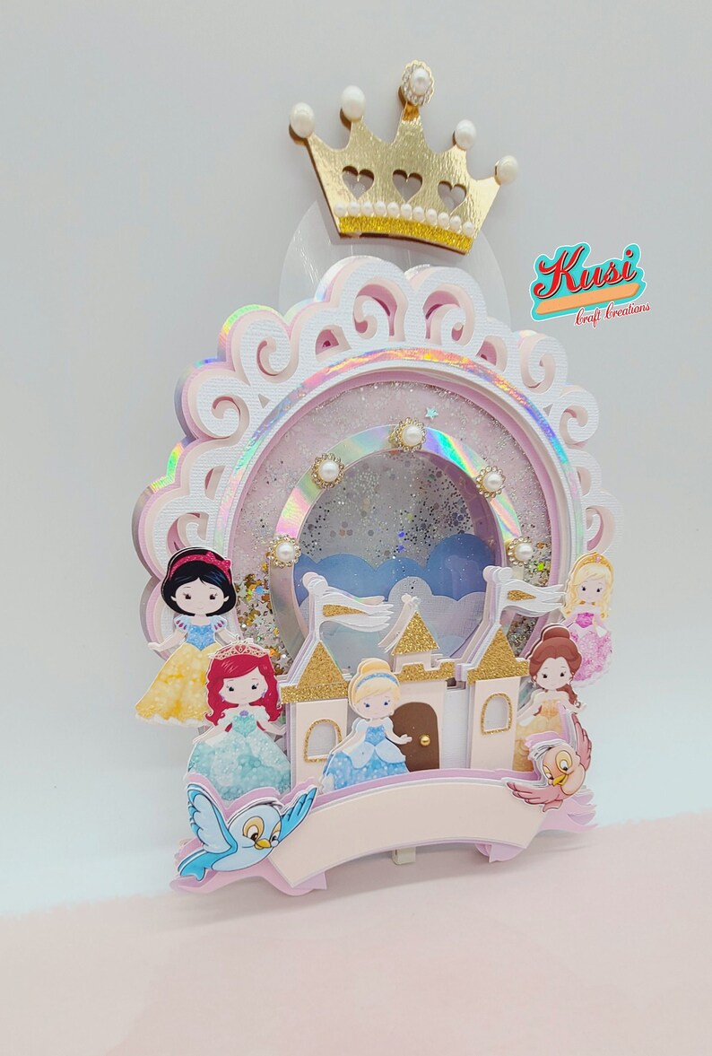 Birthday Princess Party, Personalized Princess Cake Topper, Princess ...
