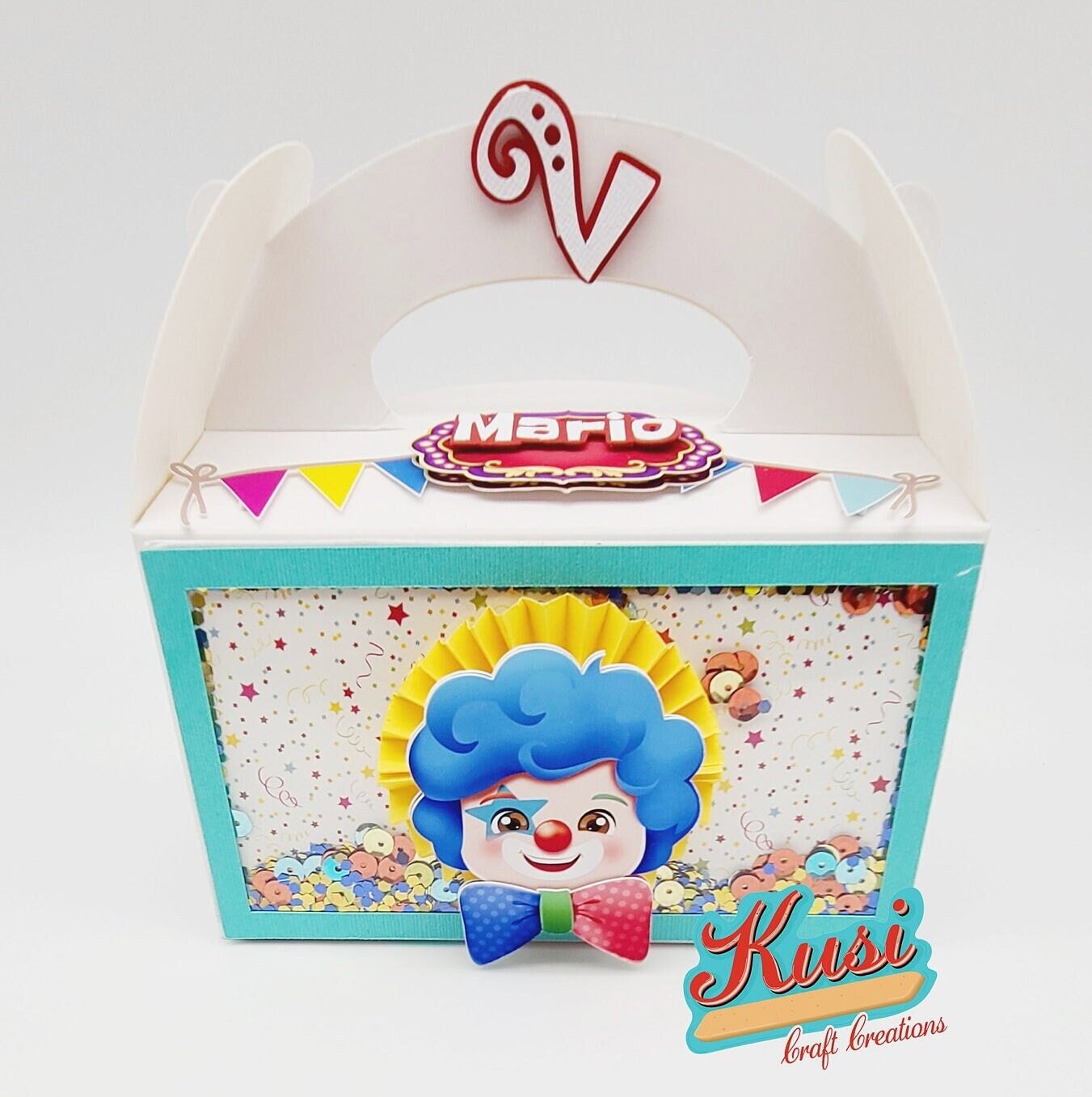 Circus Clown Favor Boxes - Kids Birthday Party Supplies, Adorable ...