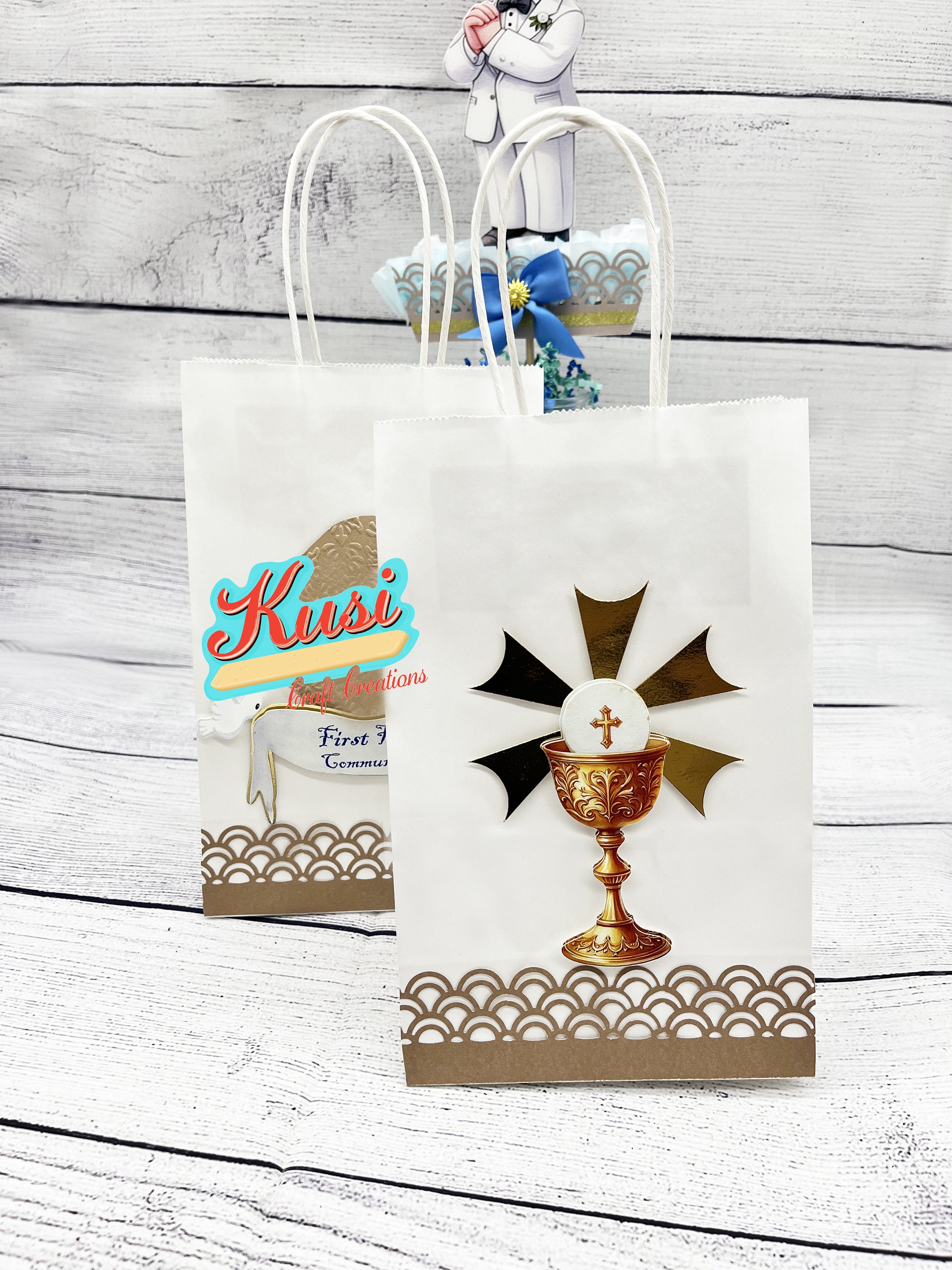 First Holy Communion Party Favor Bags, First Holy Communion Gift Bags ...