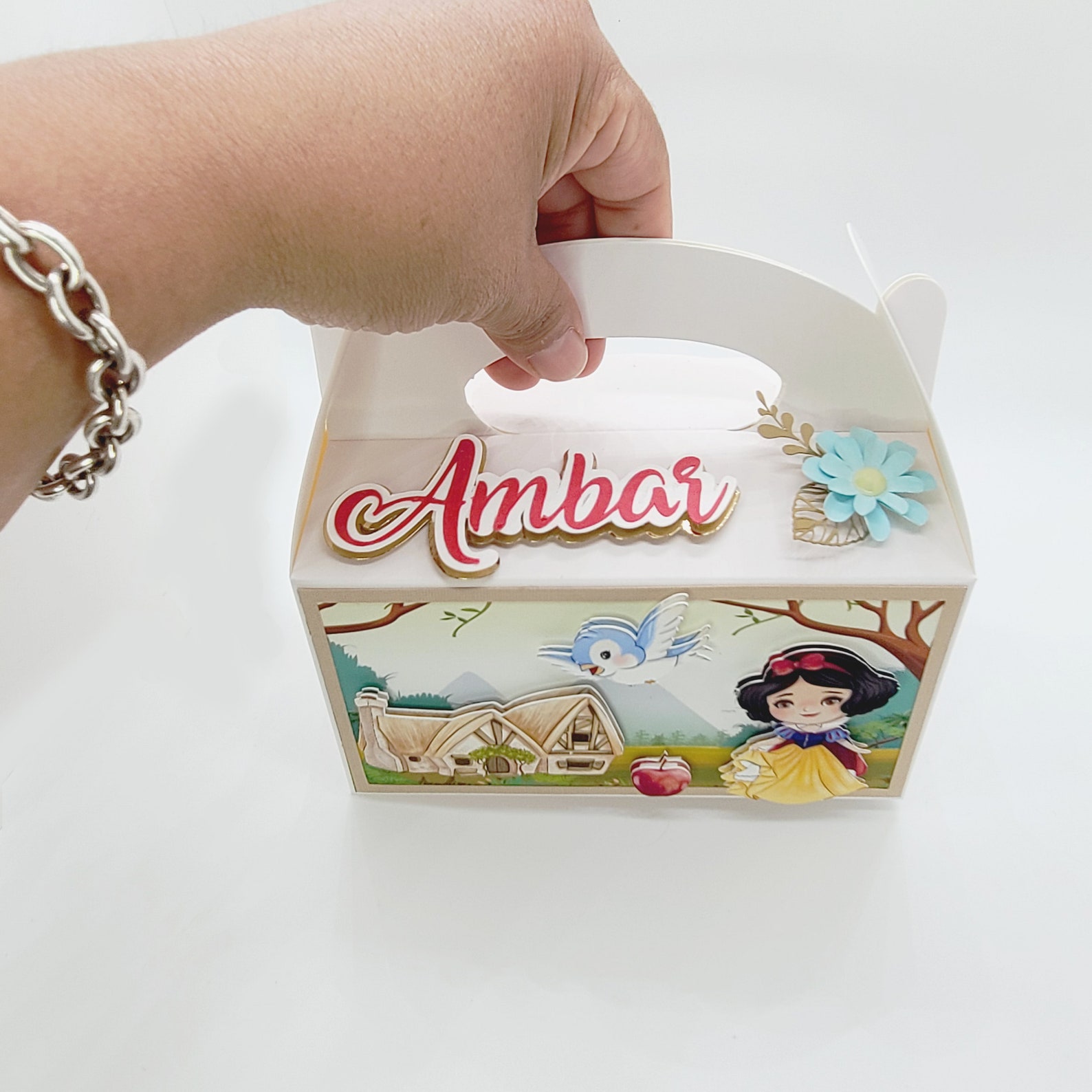 Snow White Gable Box, Snow White Favor Boxes, Snow White Treat Boxes ...