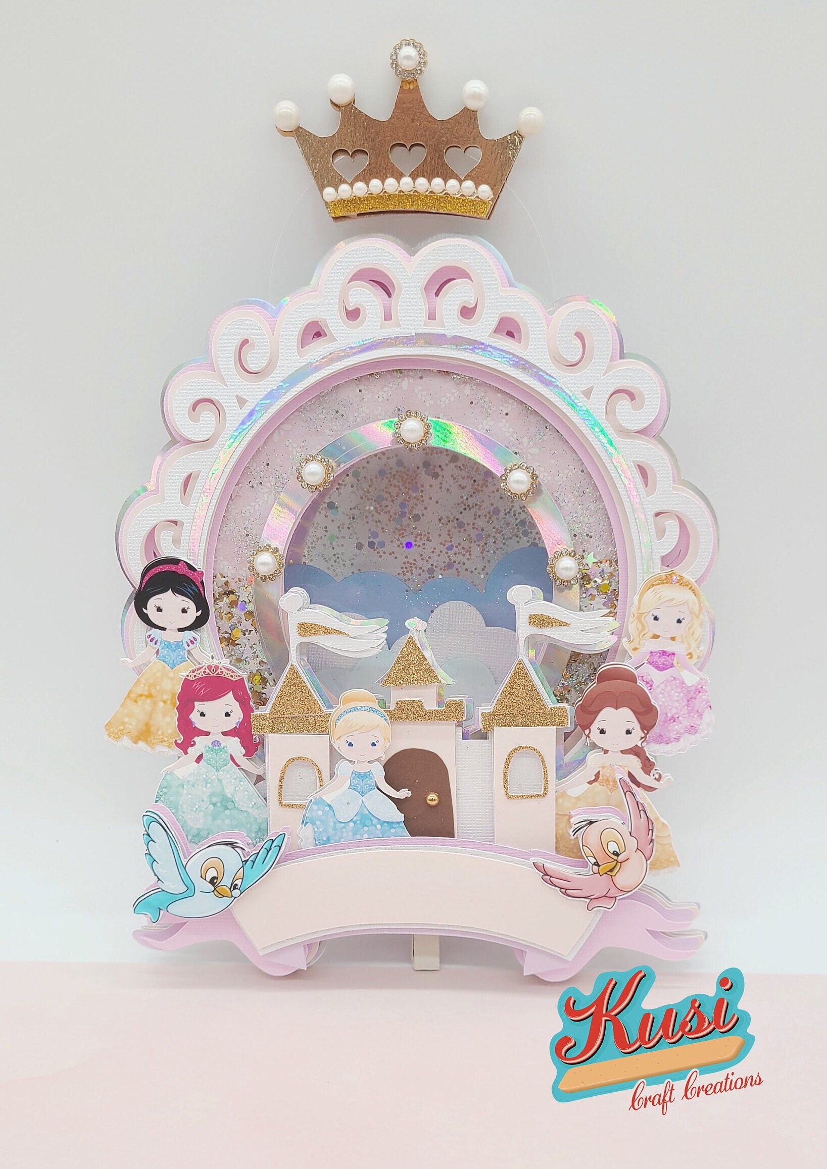 Birthday Princess Party, Personalized Princess Cake Topper, Princess ...