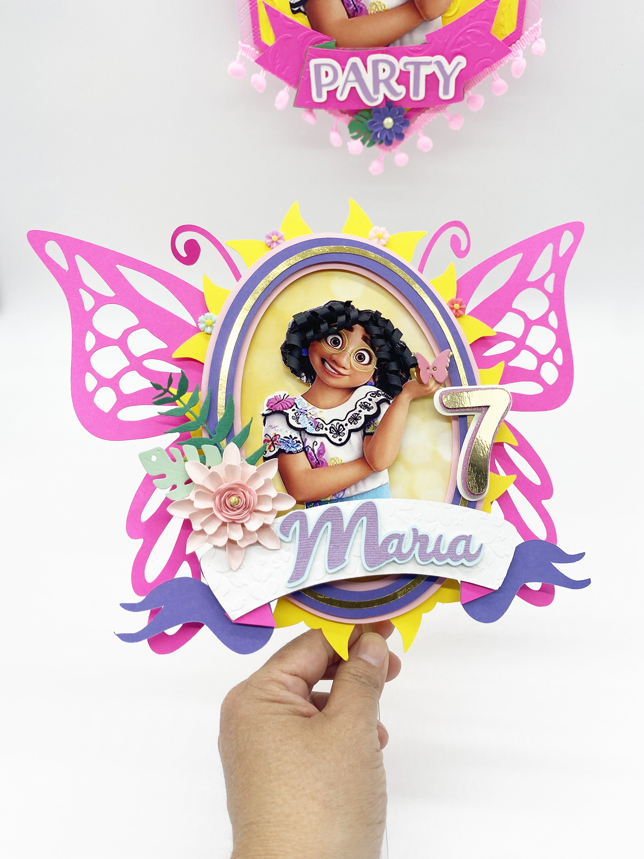 Personalized Encanto Cake Topper: Handmade Party Decoration - Etsy