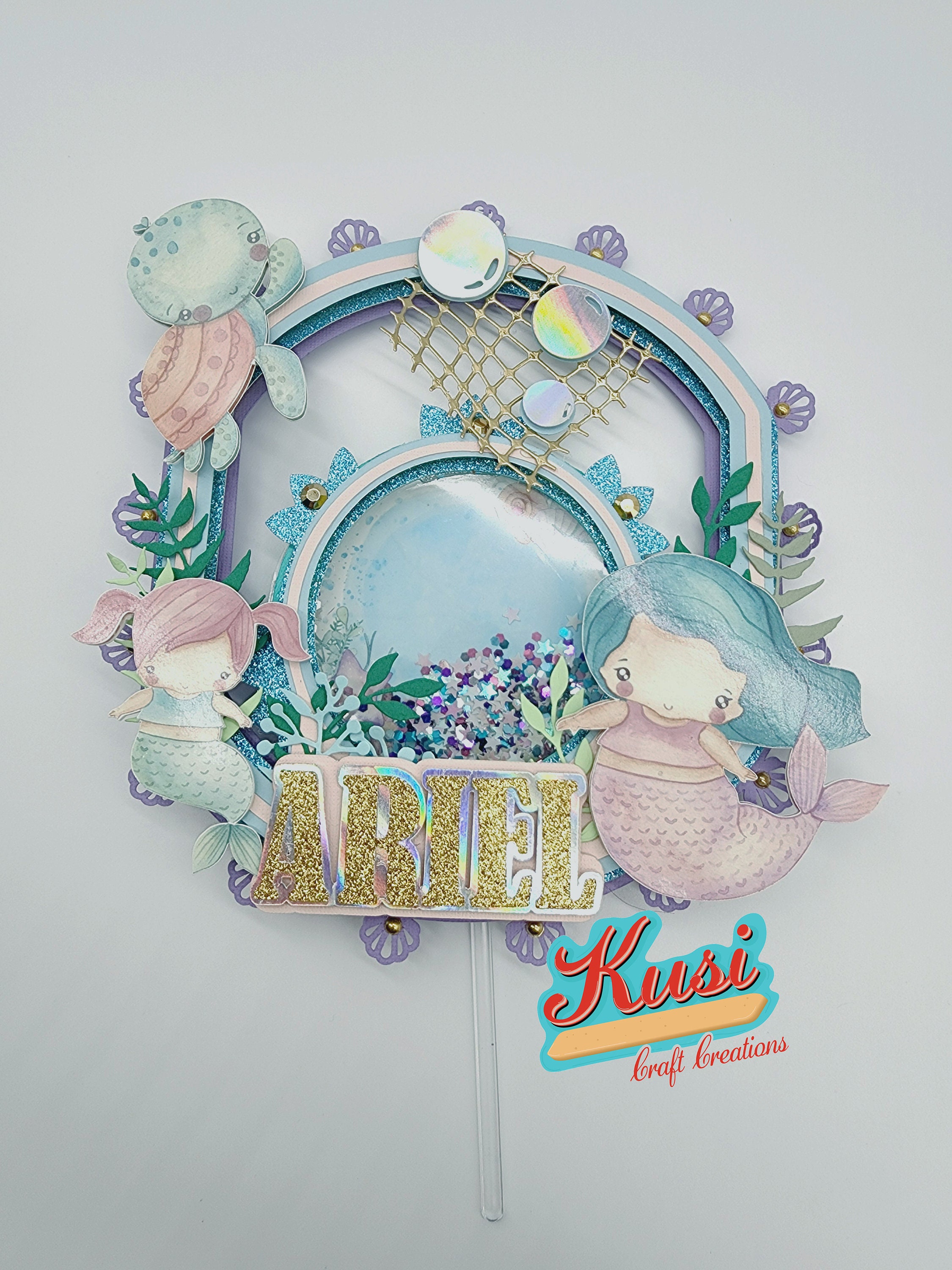 Under the Sea Cake Topper, Under the Sea Party Decorations, Little ...