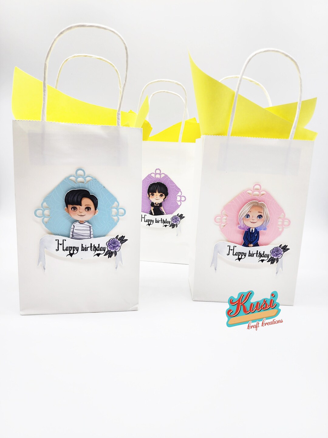 Wednesday Adams Party Favor Bags Wednesday Adams Goodie Bags - Etsy