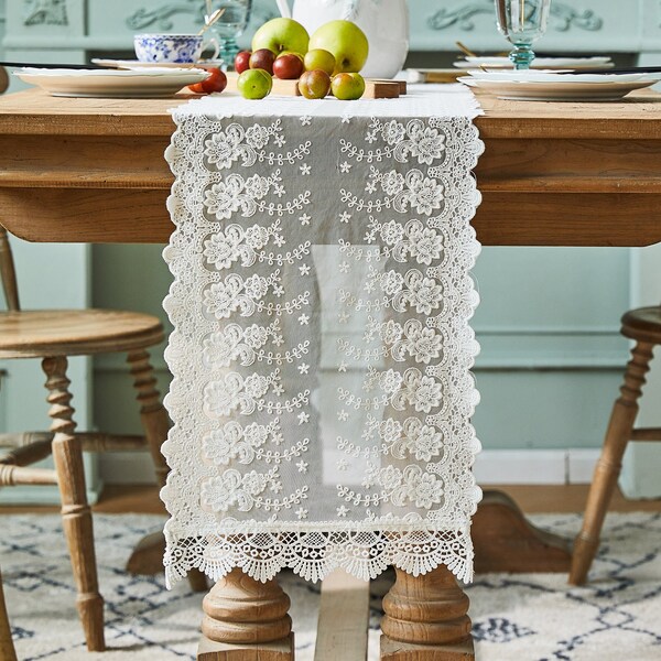 Lace Table Runner - Etsy
