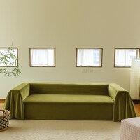 Hundreds of Colours, Any Size, Gold Sofa Slipcover, Velvet Couch Cover ...
