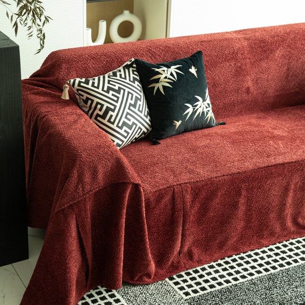 Linen Couch Cover - Etsy