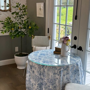 Spring Dining Decor Embroidered Floral Tablecloth Handmade Waterproof ...