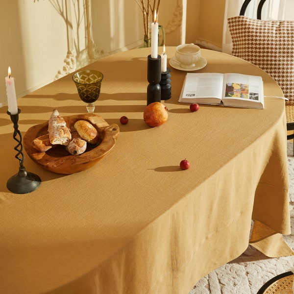 Yellow Tablecloth - Etsy