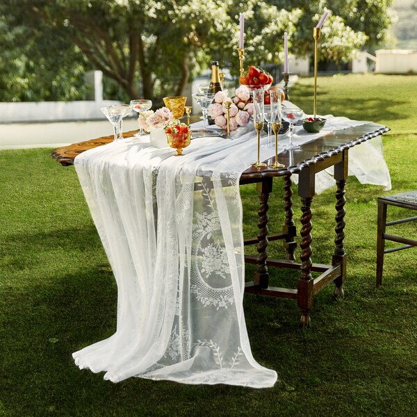 Lace Tablecloth - Etsy