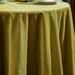 Custom Size Table Cloth Yellow-green Velvet Table Cover With Fringe for ...