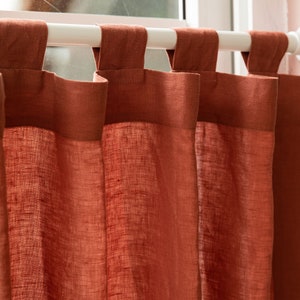 Redwood Tab Top Curtains Custom Made Window Treatments Shower Curtain ...