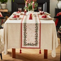 Christmas Table Runner, Holiday Table Runner, Christmas Decor Indoor ...