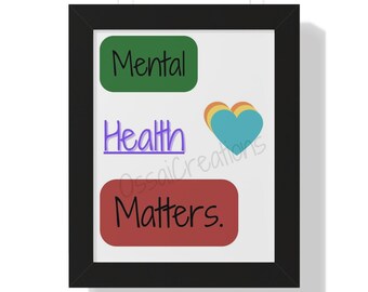 Your Mental Health Matters Print - Etsy