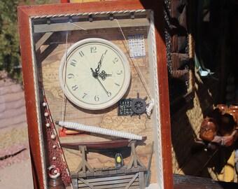 Wall Shadow Box Clock - Etsy