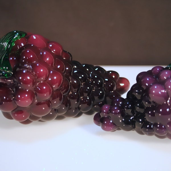 Glass Grape Cluster - Etsy