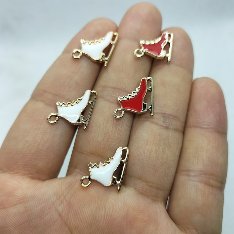 Ice Skate Charms - Etsy