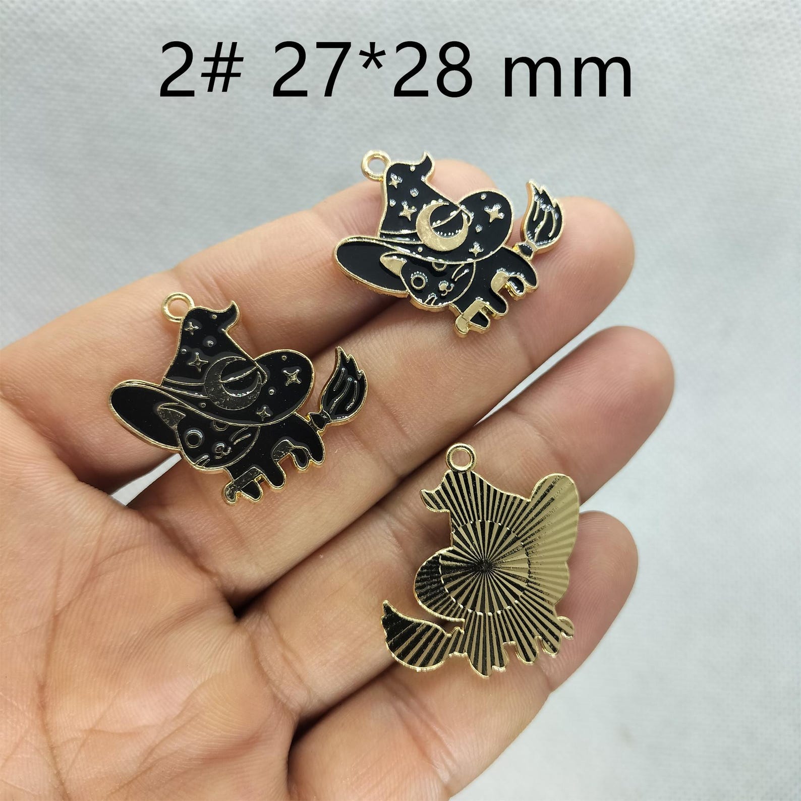 10 Style Metal Enamel Animal Charm Cartoon Cat Pet Charms Pendant for ...