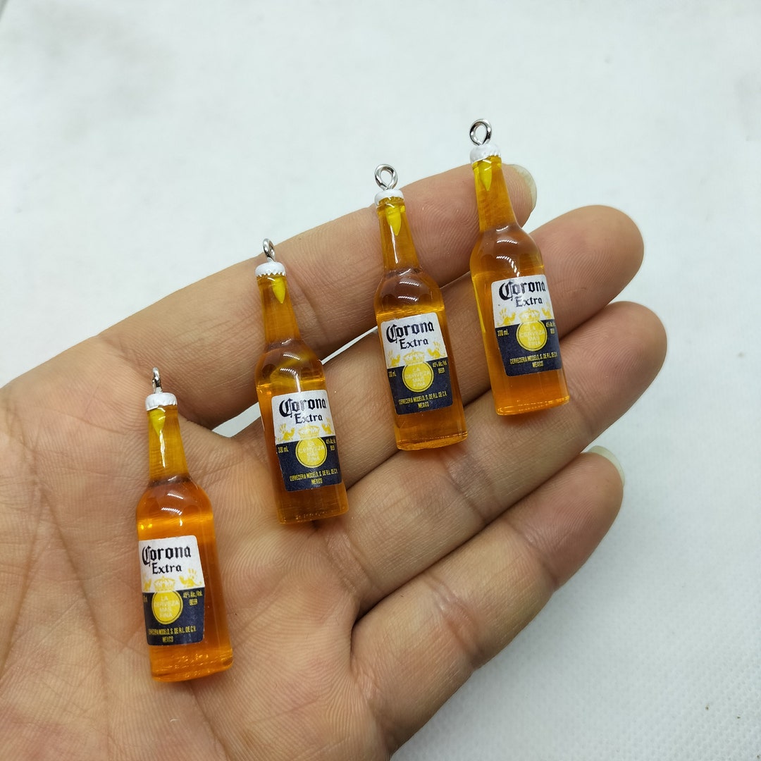 11*43mm Resin Beer Bottle Charm Beverage Drink Bottle Charms Pendant ...