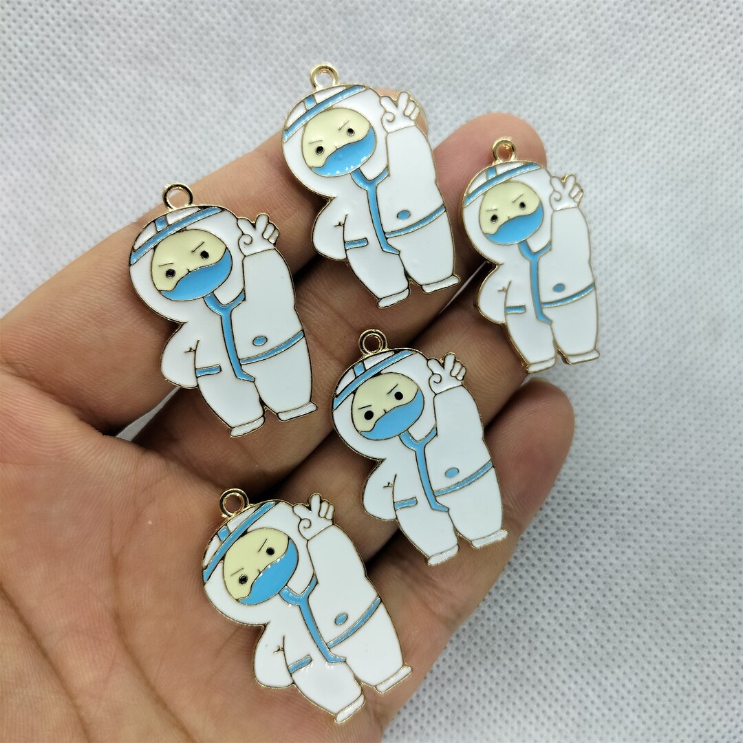 24*36mm Doctor Figure Enamel Charm Cartoon Character Charms Pendant for ...