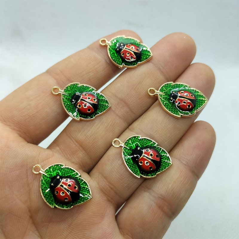 Ladybug Charms - Etsy