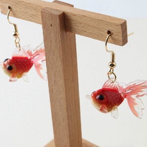 Good Luck Goldfish Charm Carton Animal Resin Simulation Animal Fish ...