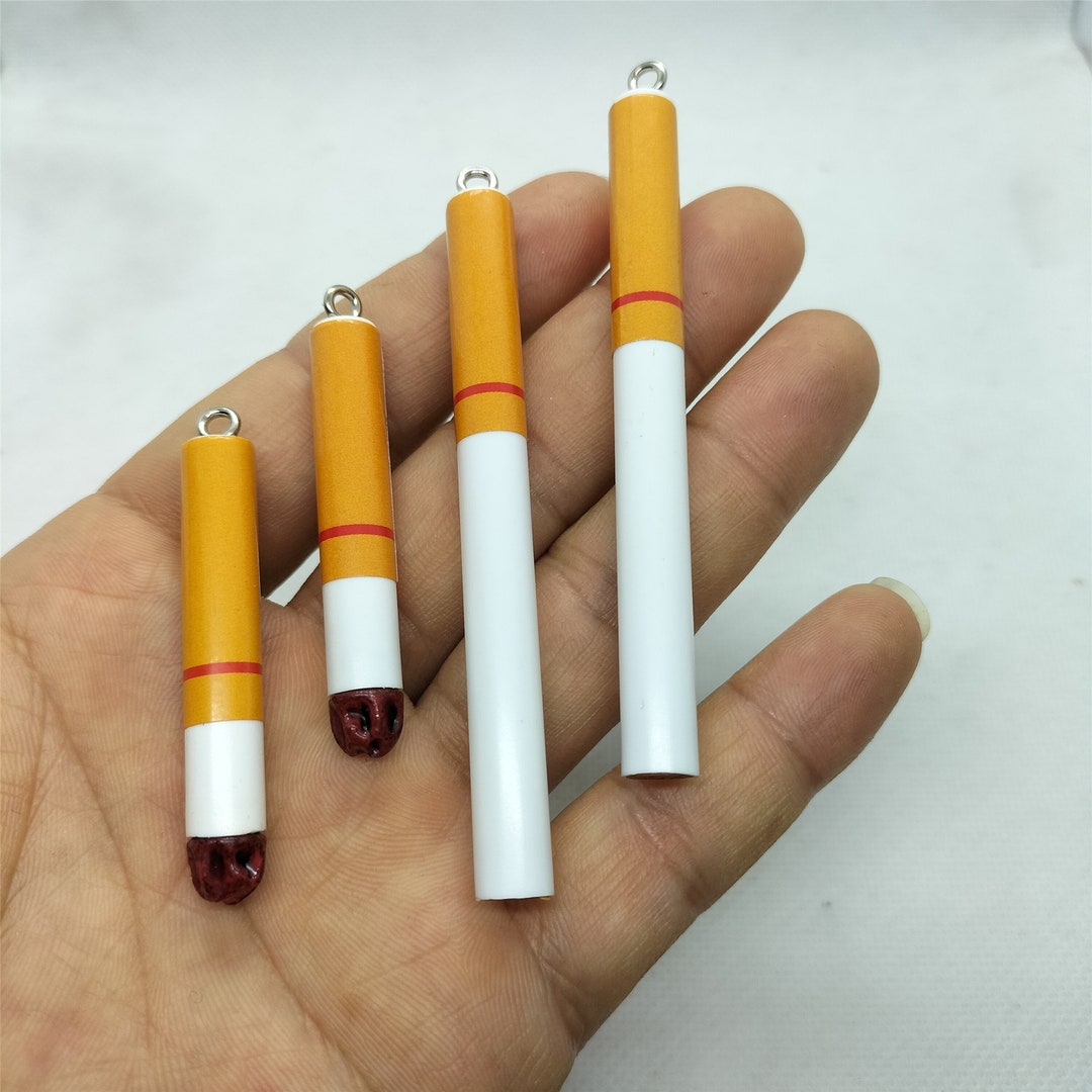 Resin Cigarette Charm Pendant for DIY Earring Necklace Key Chain ...