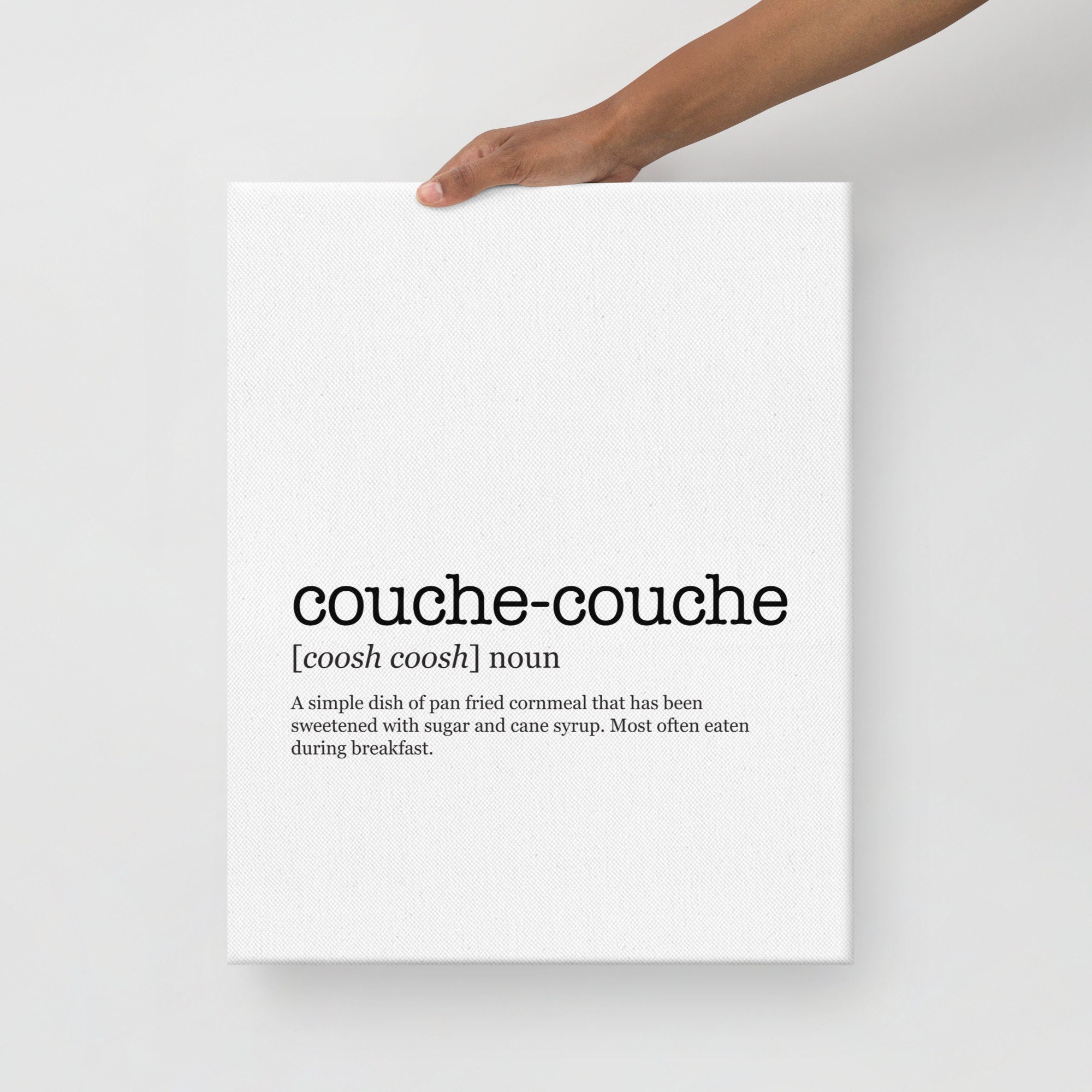 Louisiana Cajun French Southern Cooking Food Couche-couche Canvas Wall ...