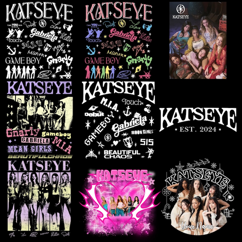 Sticker Katseye - Etsy