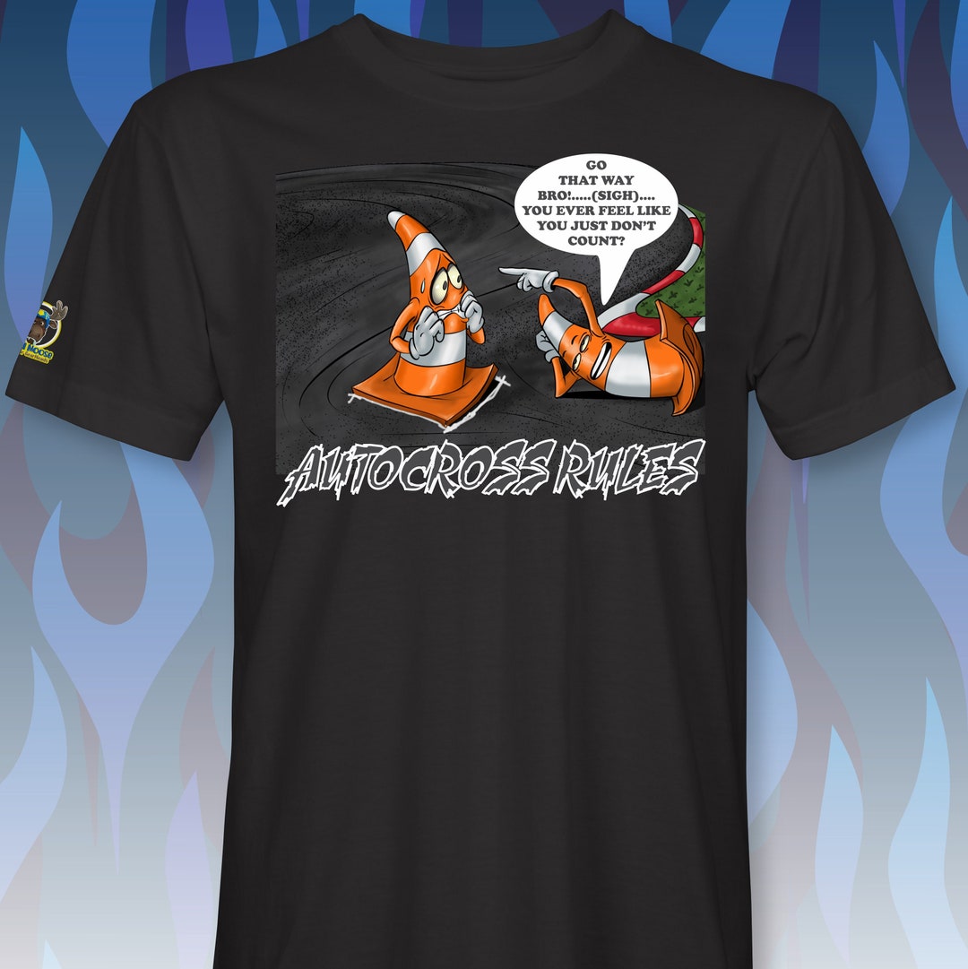 Autocross Rules "pointer Cone" T-shirt RM0163 - Etsy