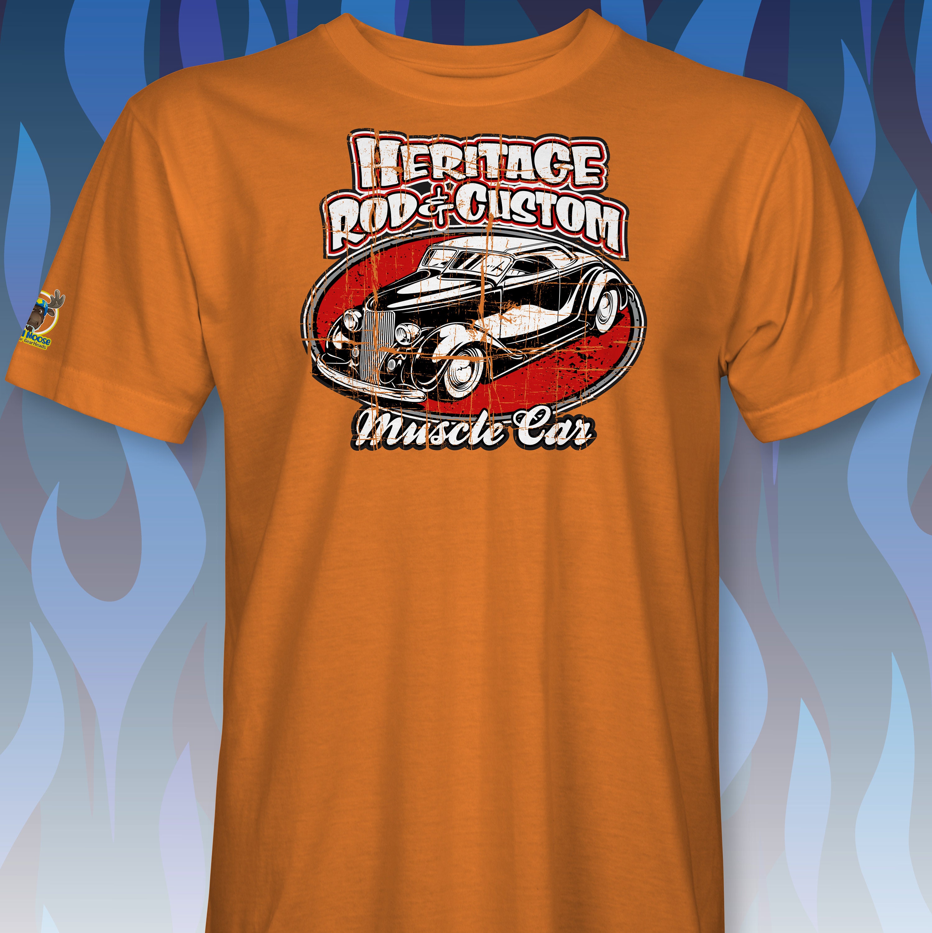 Distressed Heritage Rod and Custom Hotrod T-shirt RM0071 - Etsy